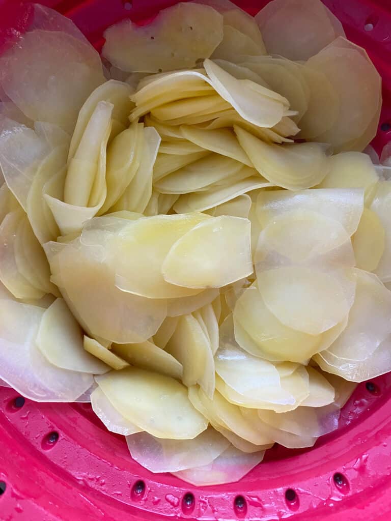 Pesto Herb Scalloped Potatoes - Being Nutritious